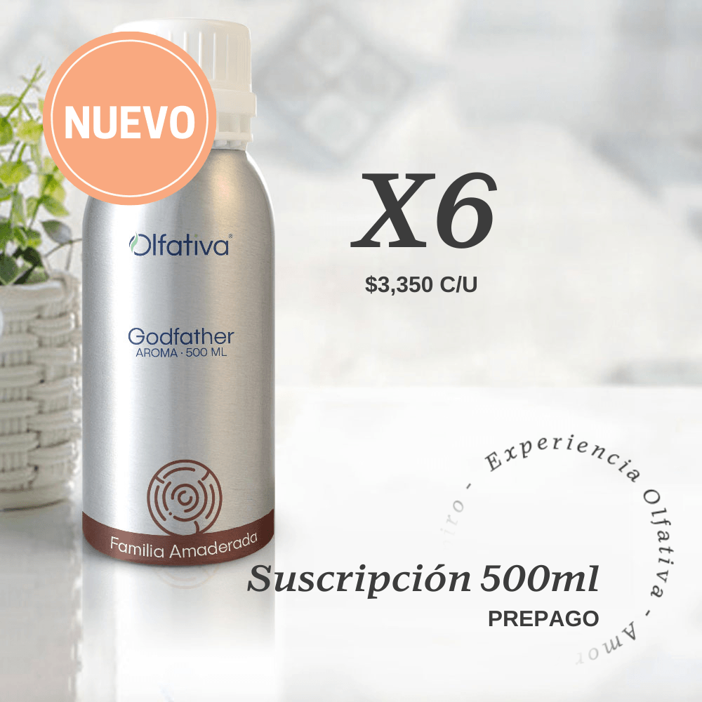 500 ml prepaid subscription (6 refills) + FREE Shipping - Olfativa Home Subscription